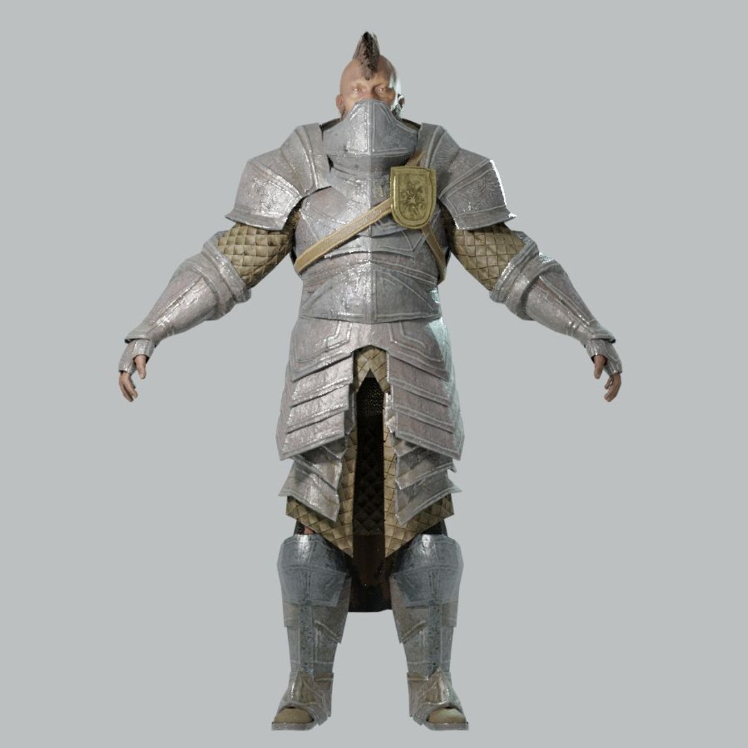 Armorset Ornate Armor 3D Model - TurboSquid 1274819