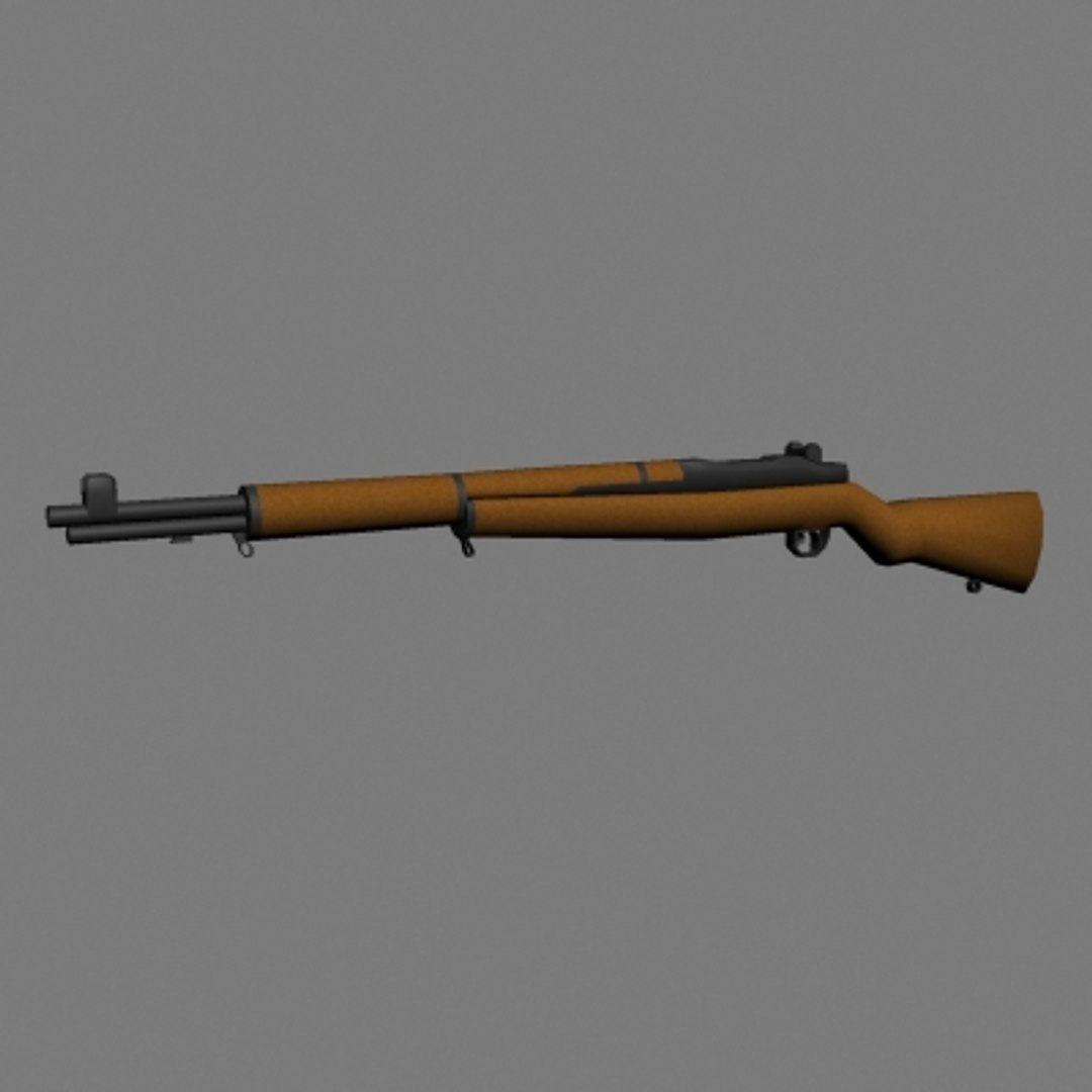 3d M1 Garand Model