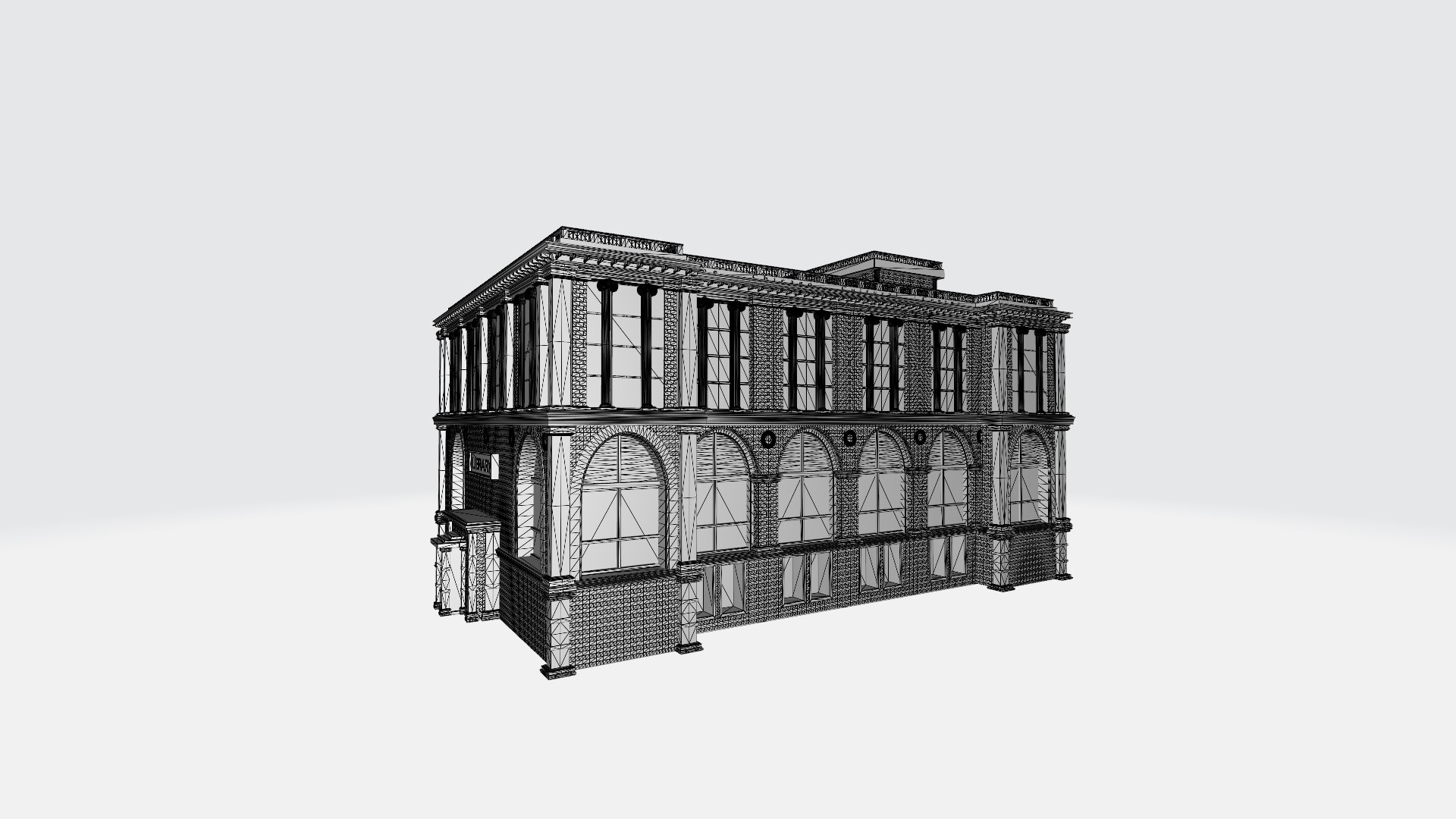 3D Library Model - TurboSquid 1727891