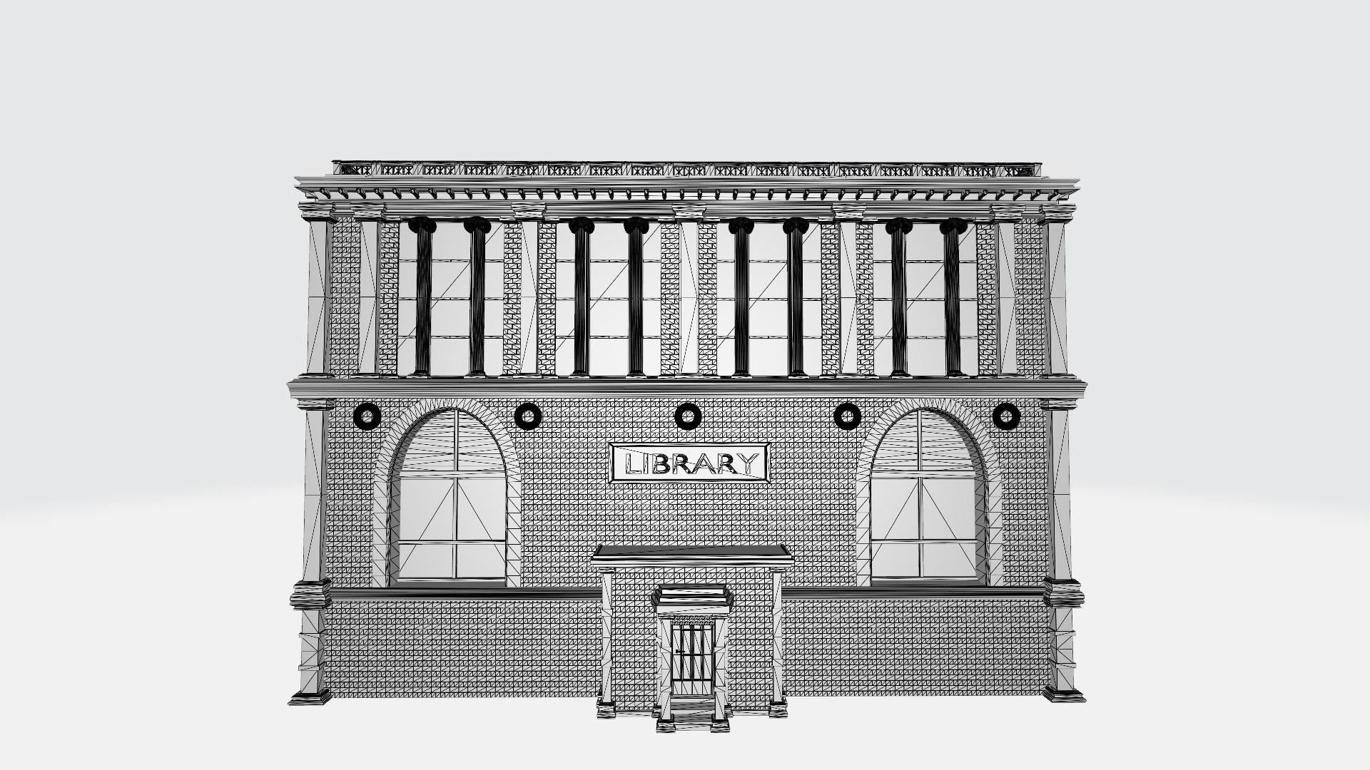 3D Library Model - TurboSquid 1727891