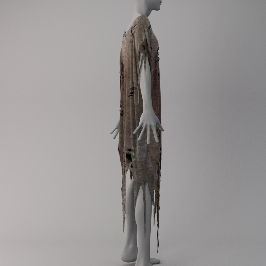 Zombie Cloth 3D Model - TurboSquid 1234121