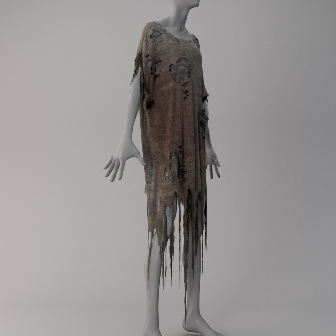 Zombie Cloth 3D Model - TurboSquid 1234121