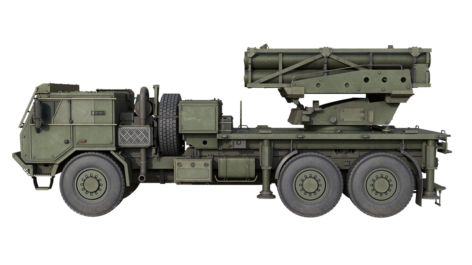 3D Model PULS Multiple Rocket Launcher - TurboSquid 2241533