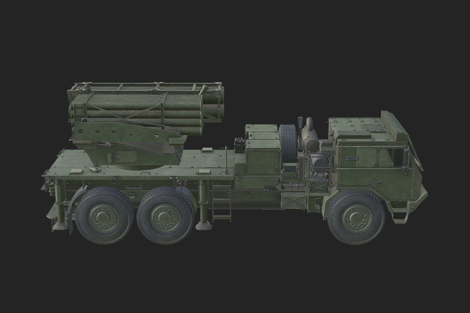 3D Model PULS Multiple Rocket Launcher - TurboSquid 2241533