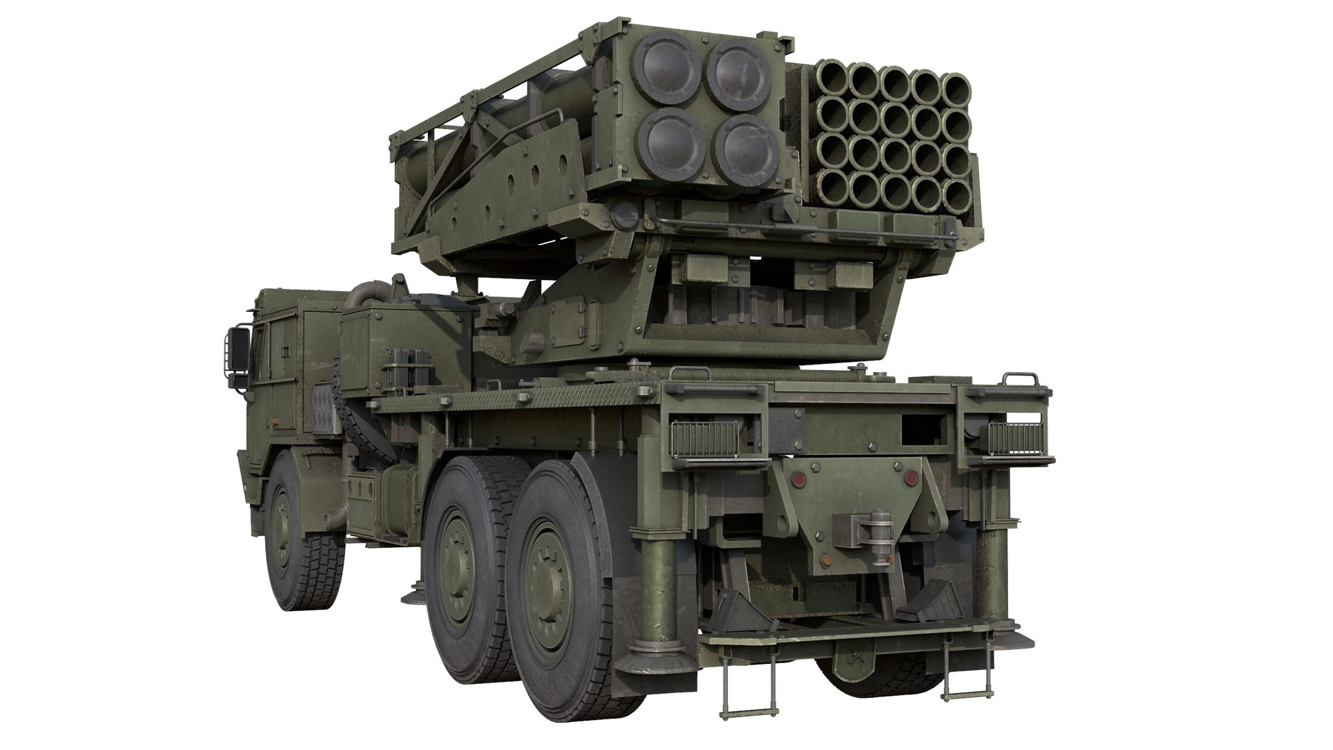 3D Model PULS Multiple Rocket Launcher - TurboSquid 2241533