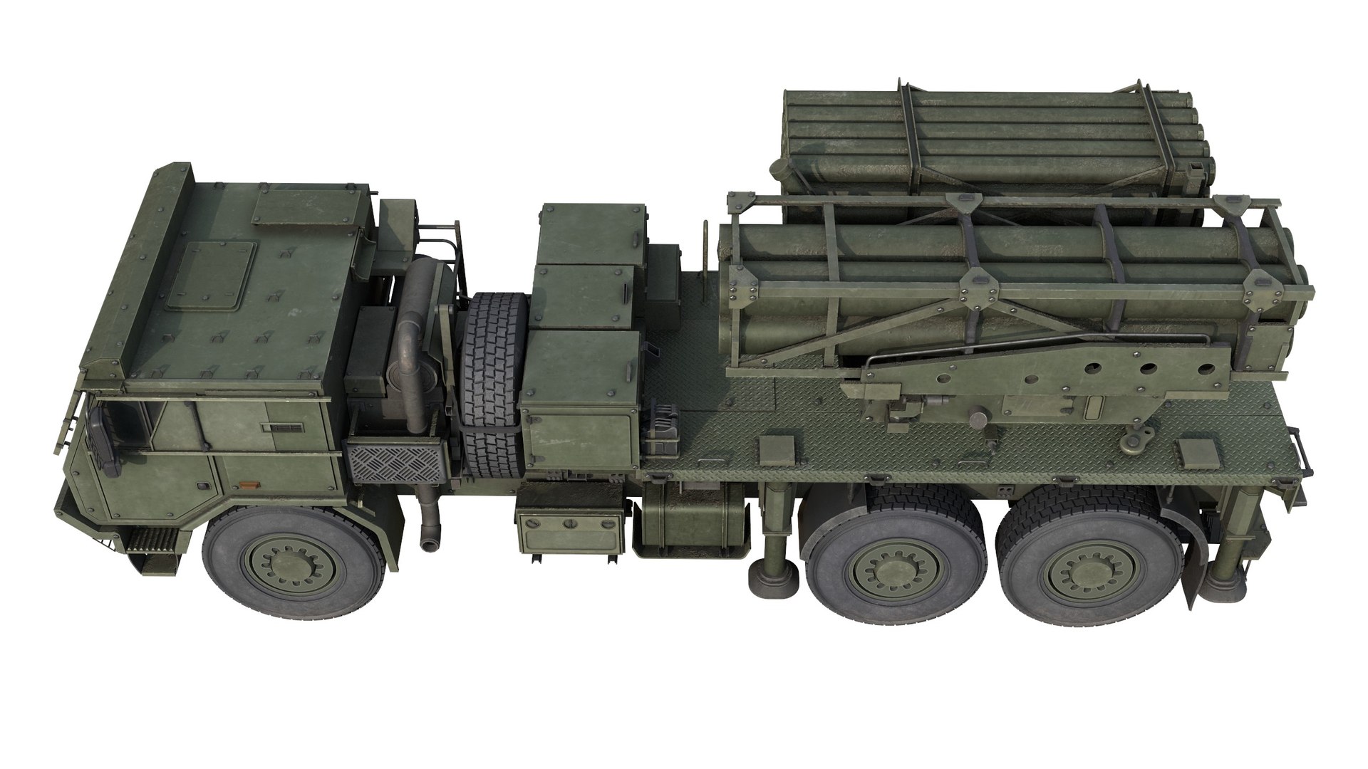 3D Model PULS Multiple Rocket Launcher - TurboSquid 2241533