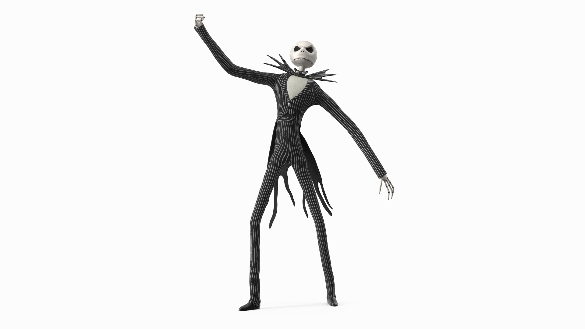 Angry Jack Skellington Character 3D Model - TurboSquid 2007299