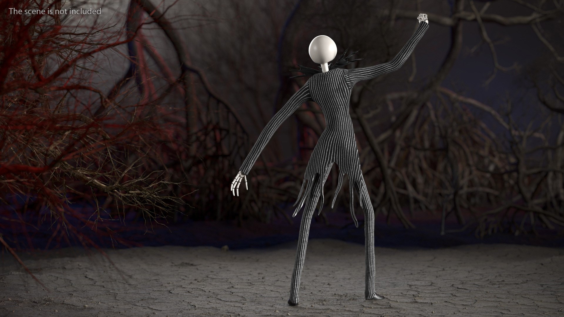 Angry Jack Skellington Character 3D Model - TurboSquid 2007299