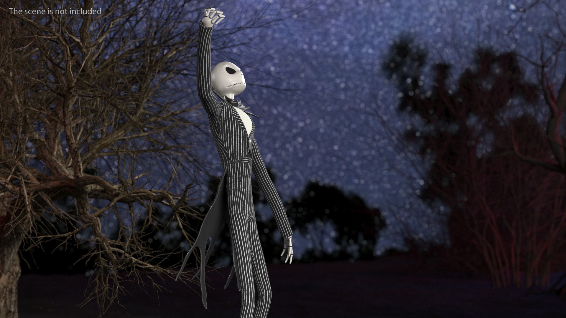 Angry Jack Skellington Character 3D Model - TurboSquid 2007299
