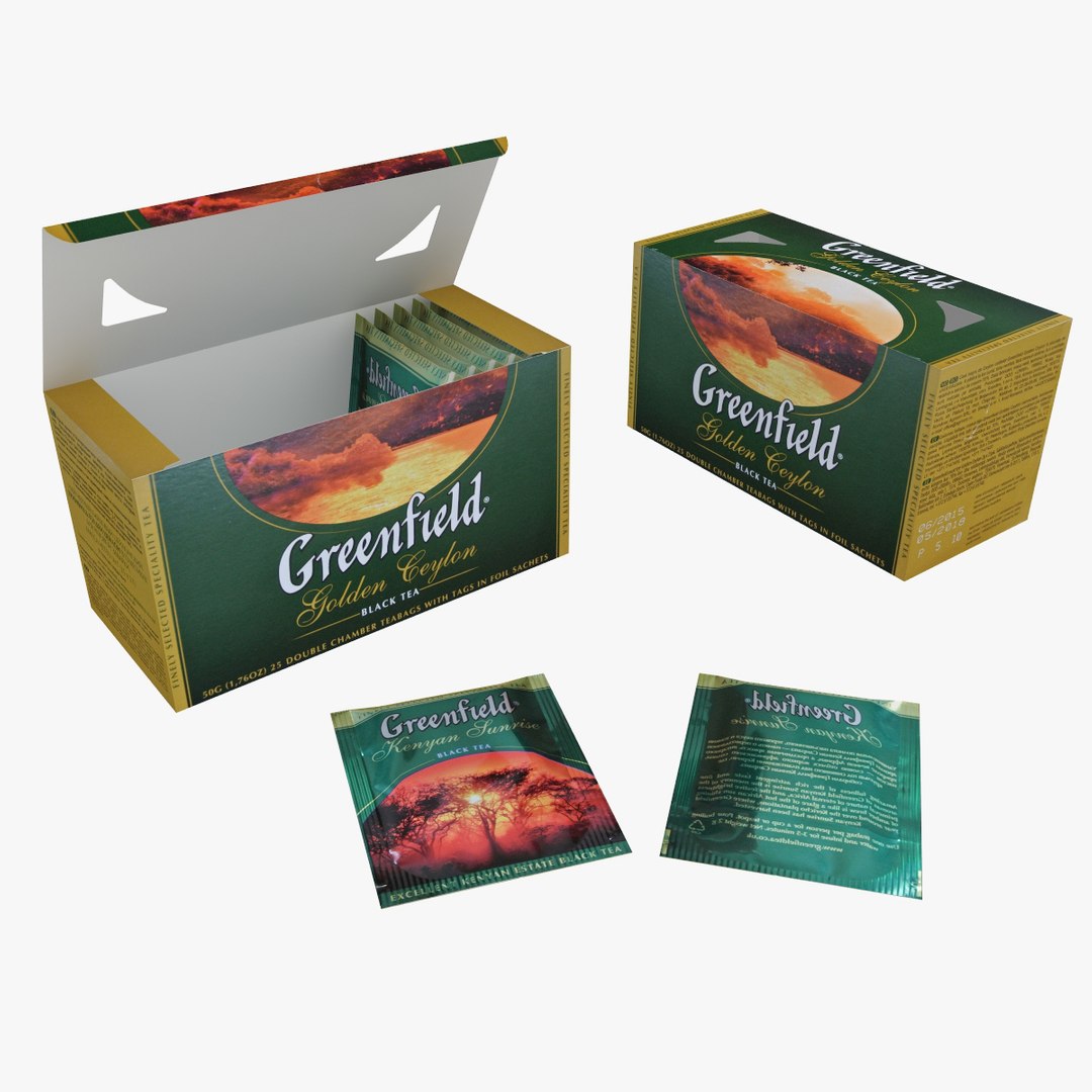 Tea Greenfield 3d Model