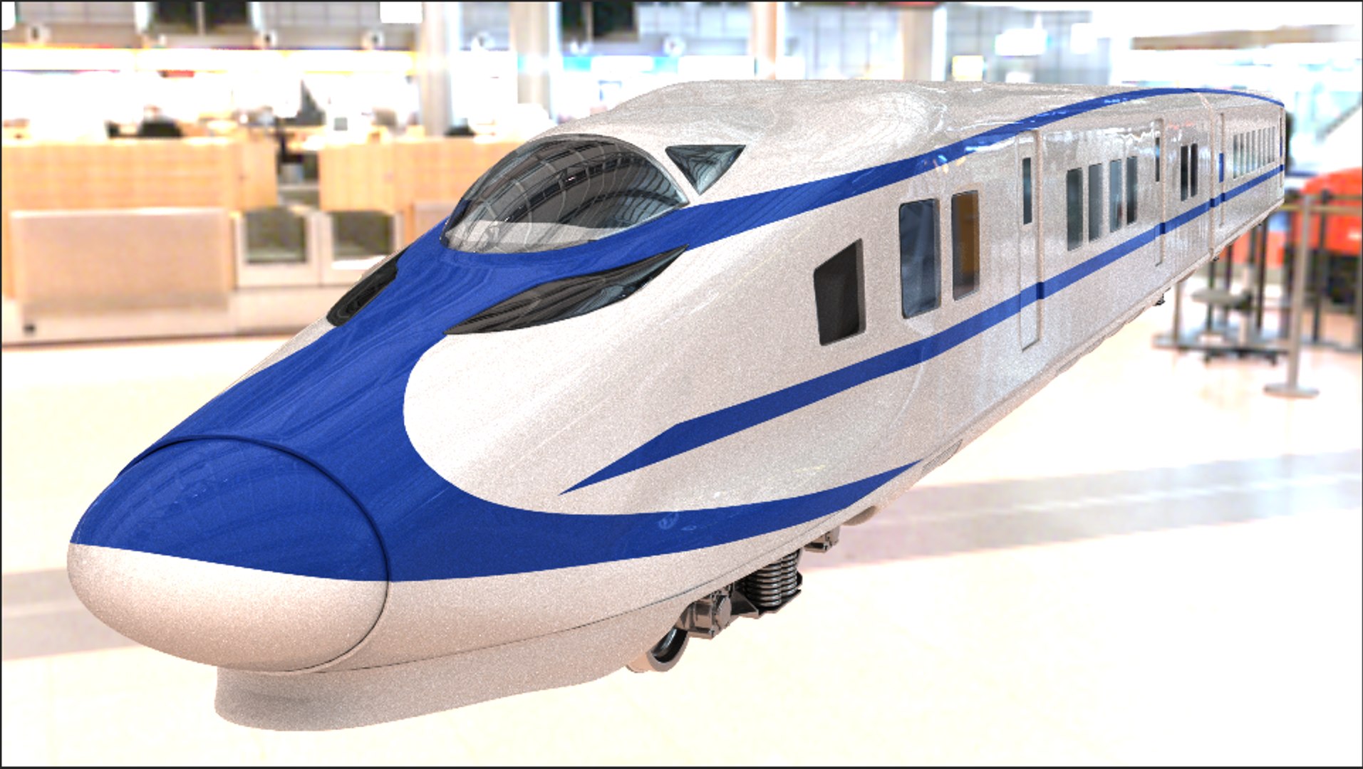 Train Crh Siemens 3D Model - TurboSquid 1153988