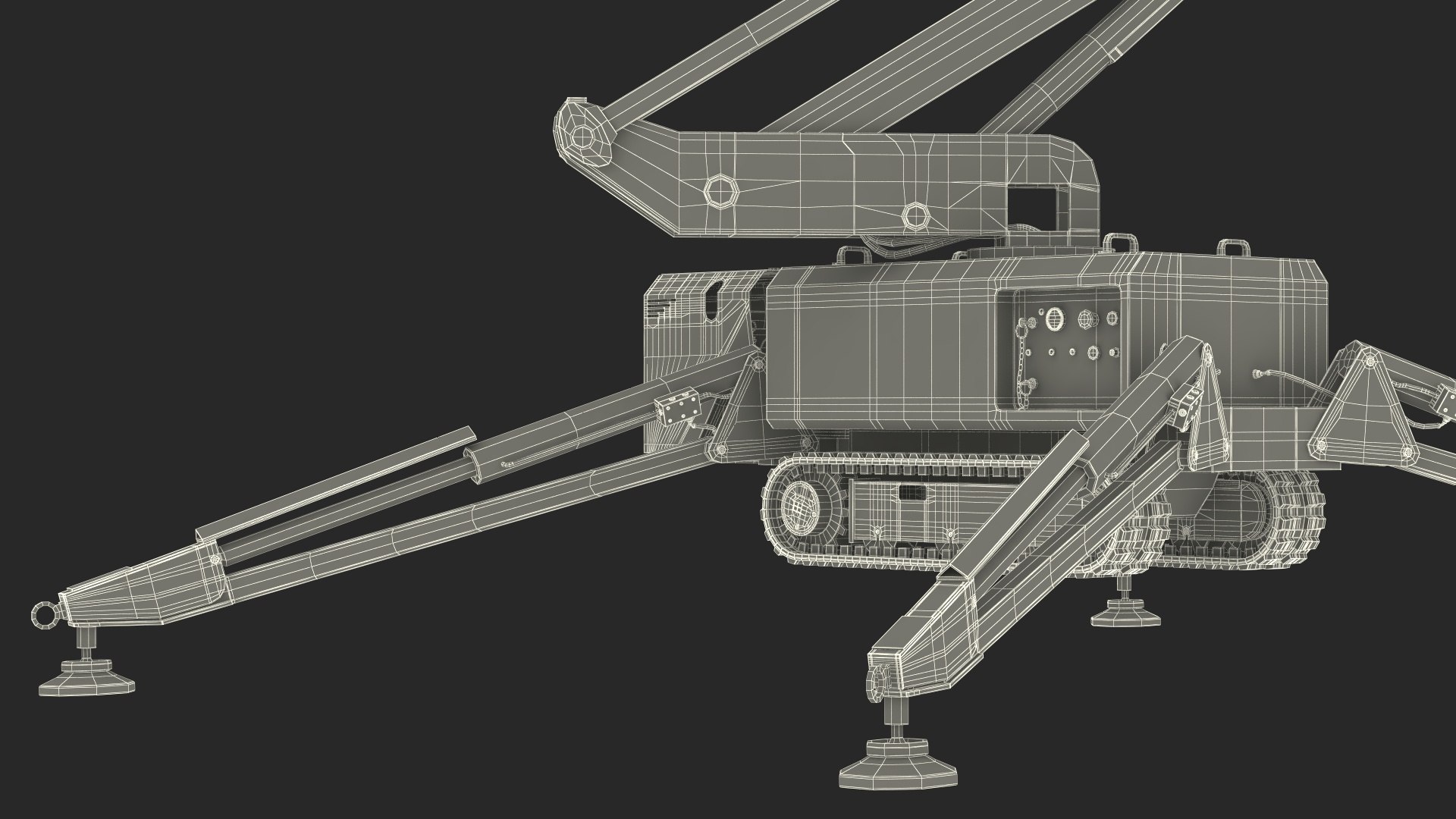 Articulated Boom Lift With Crawler Chassis 3D - TurboSquid 2277219
