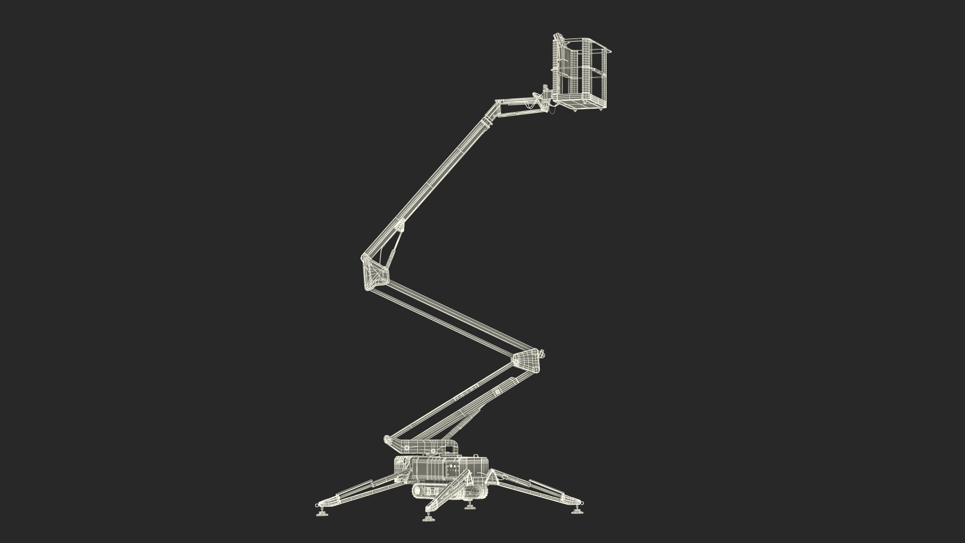 Articulated Boom Lift With Crawler Chassis 3D - TurboSquid 2277219