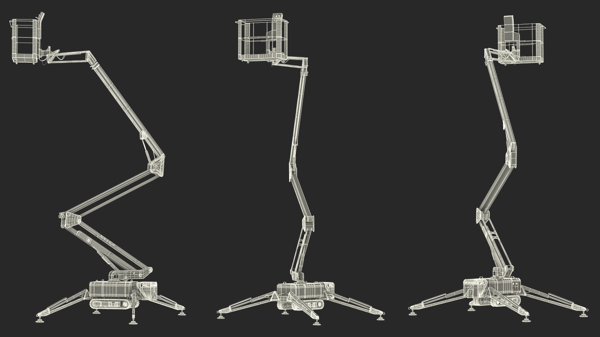 Articulated Boom Lift With Crawler Chassis 3D - TurboSquid 2277219