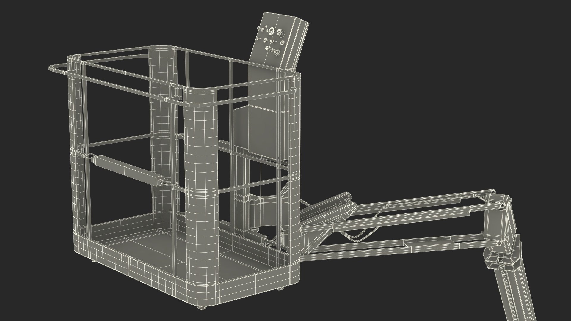Articulated Boom Lift With Crawler Chassis 3D - TurboSquid 2277219