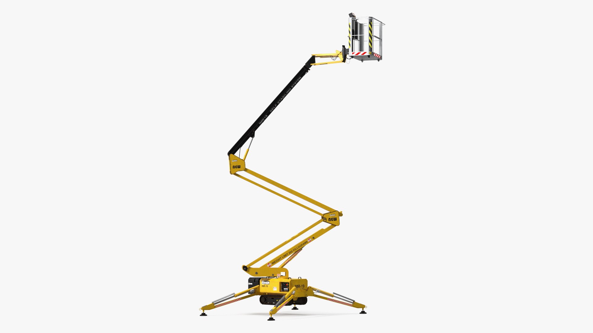 Articulated Boom Lift With Crawler Chassis 3D - TurboSquid 2277219