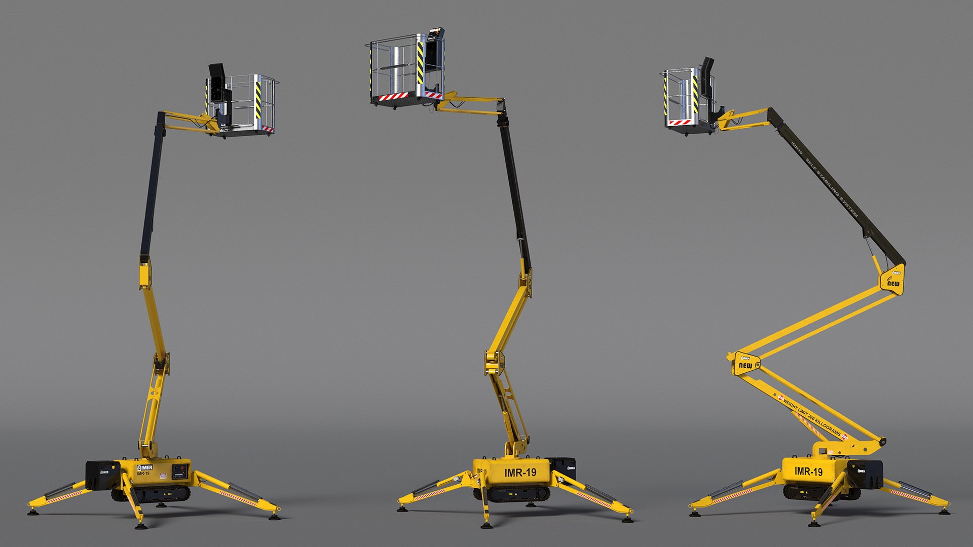 Articulated Boom Lift With Crawler Chassis 3D - TurboSquid 2277219