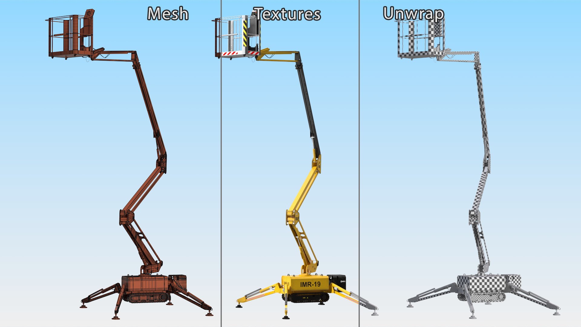 Articulated Boom Lift With Crawler Chassis 3D - TurboSquid 2277219