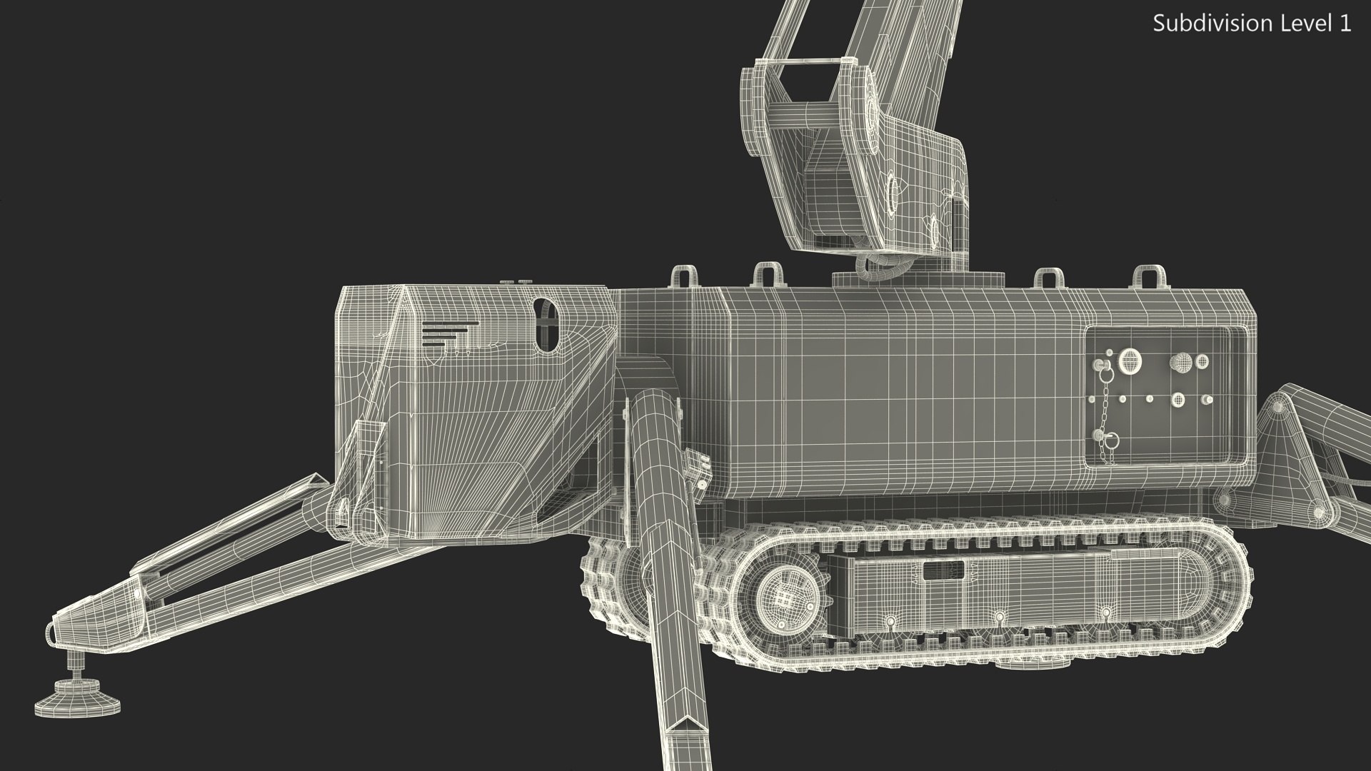 Articulated Boom Lift With Crawler Chassis 3D - TurboSquid 2277219