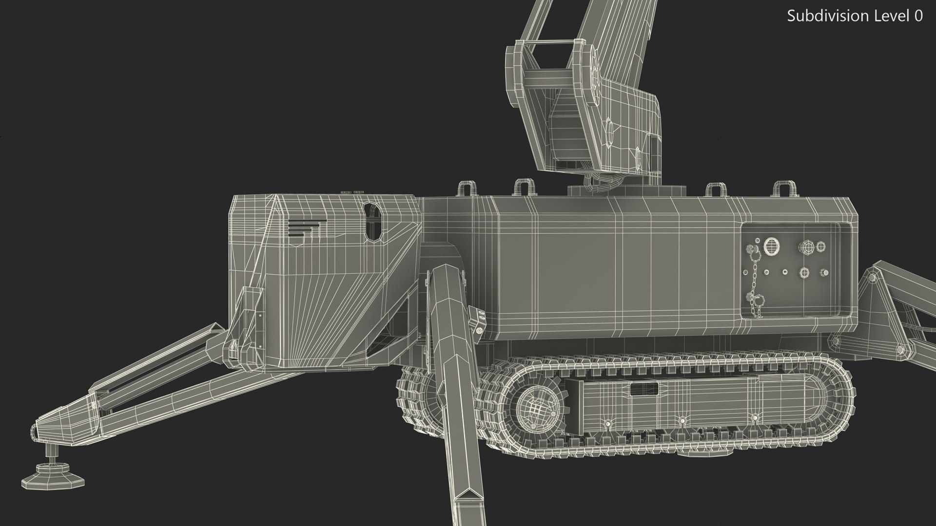 Articulated Boom Lift With Crawler Chassis 3D - TurboSquid 2277219