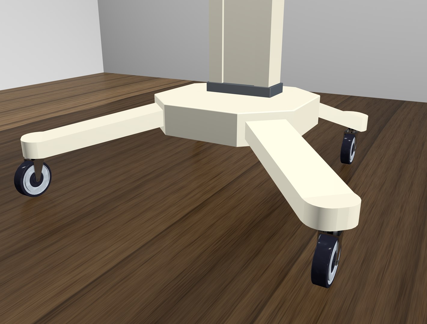 Mobile Laptop Cart 3D Model - TurboSquid 1250987