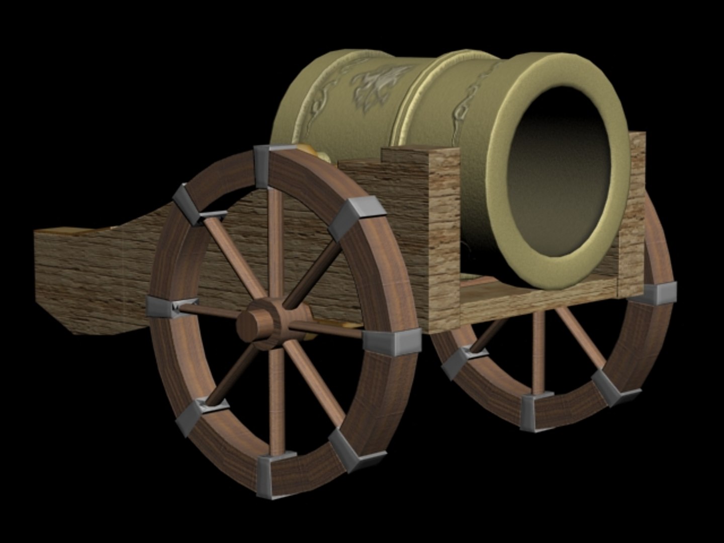 3d Antique Mortar