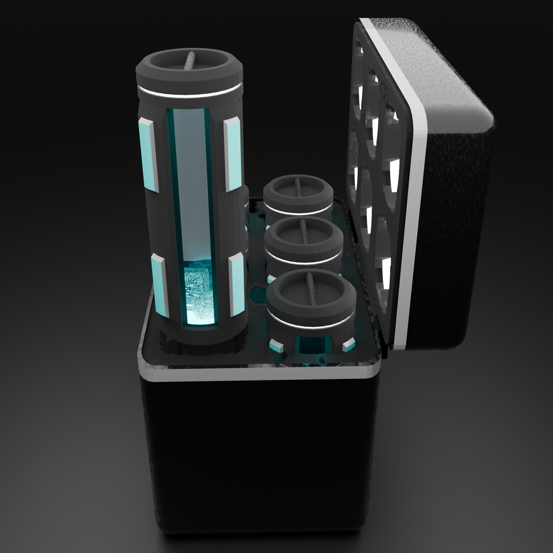 3D Sci Fi Container Model - TurboSquid 2288357