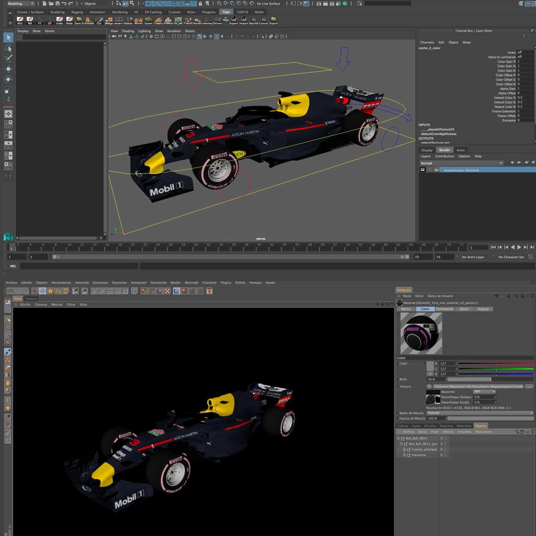 Wheels Rigged Model - TurboSquid 1356935