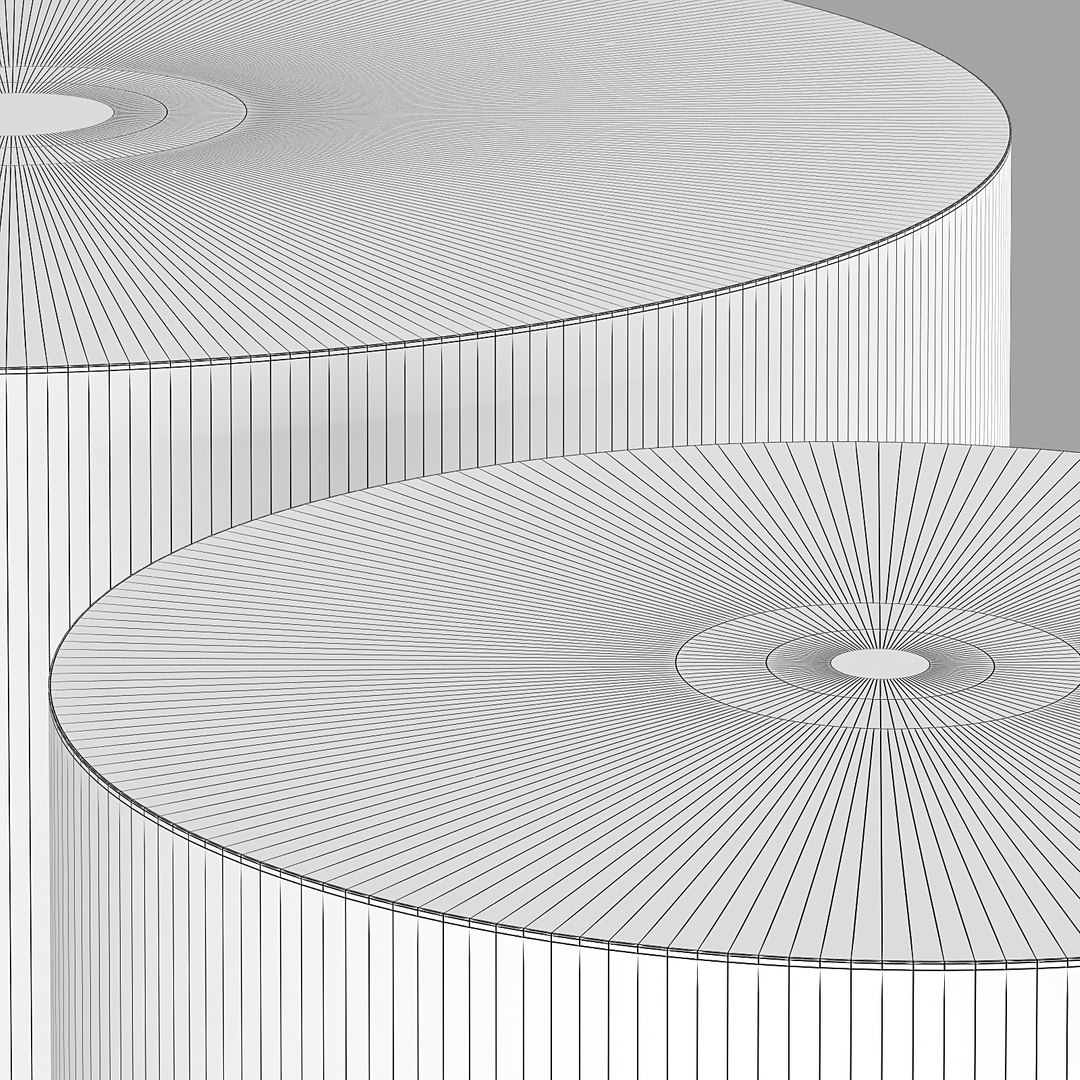 Kare Electra Coffee Tables 3D Model - TurboSquid 2333735