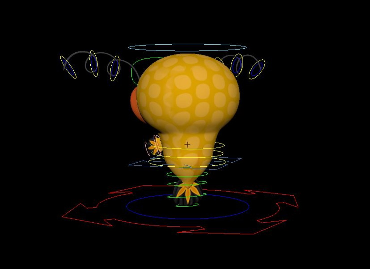 Electric Fish Character Rigged 3D Model - TurboSquid 1652974