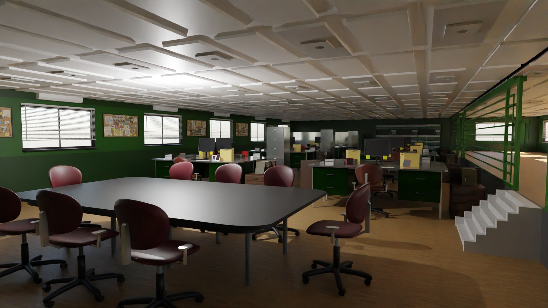 3D Police Station Interior - TurboSquid 2158050