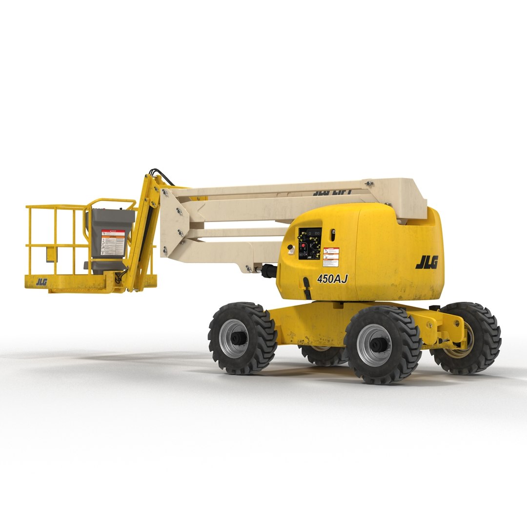 3d model telescopic boom lift jlg