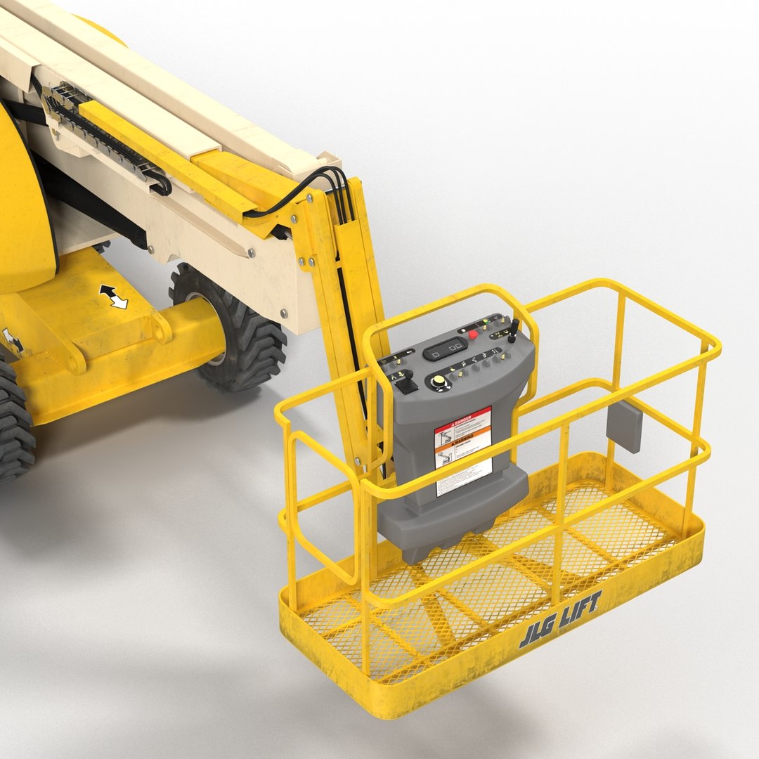 3d model telescopic boom lift jlg