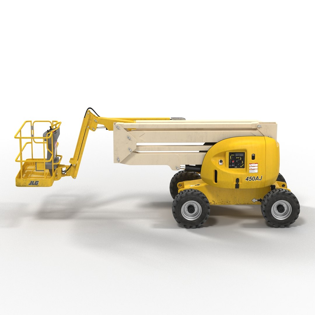 3d model telescopic boom lift jlg