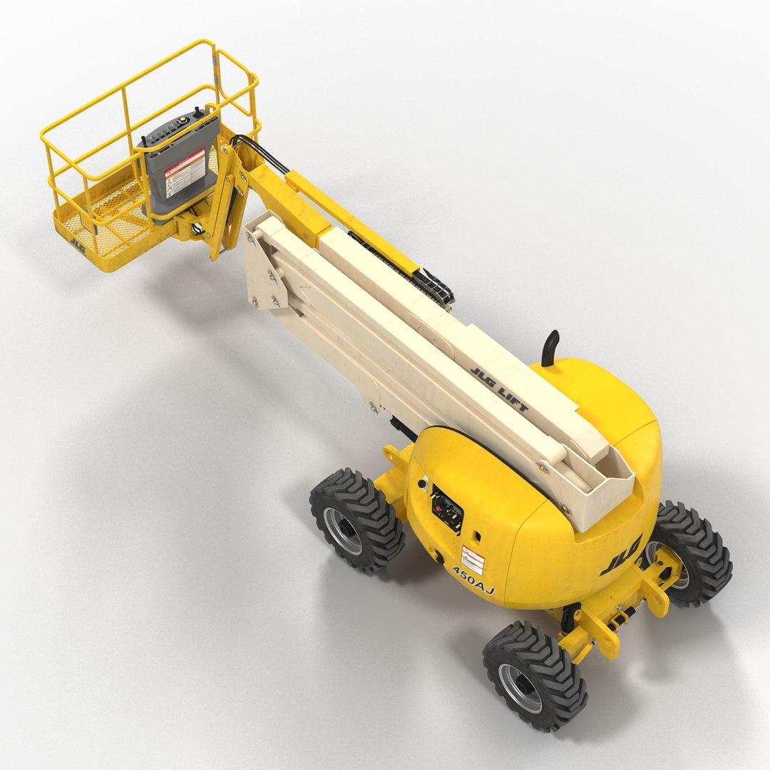 3d model telescopic boom lift jlg