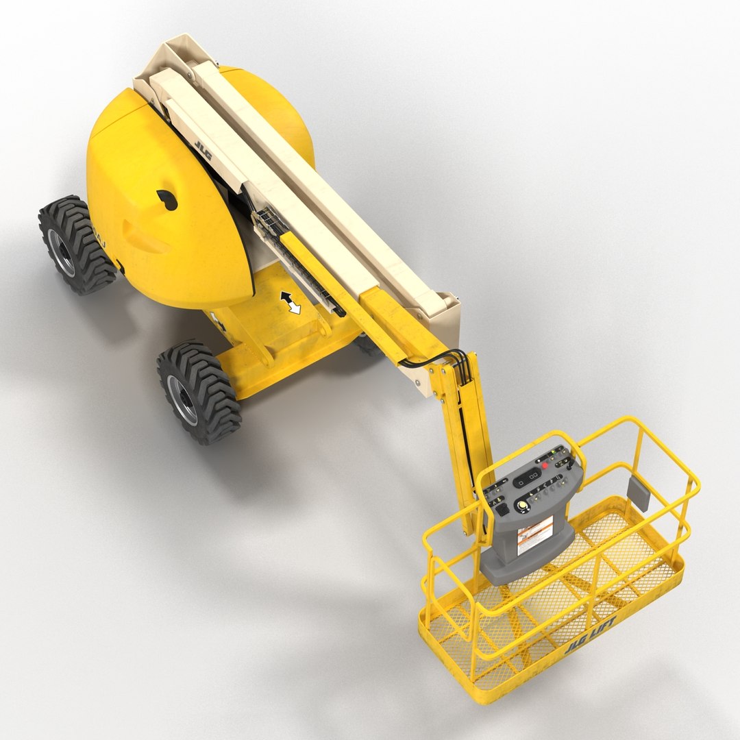 3d model telescopic boom lift jlg