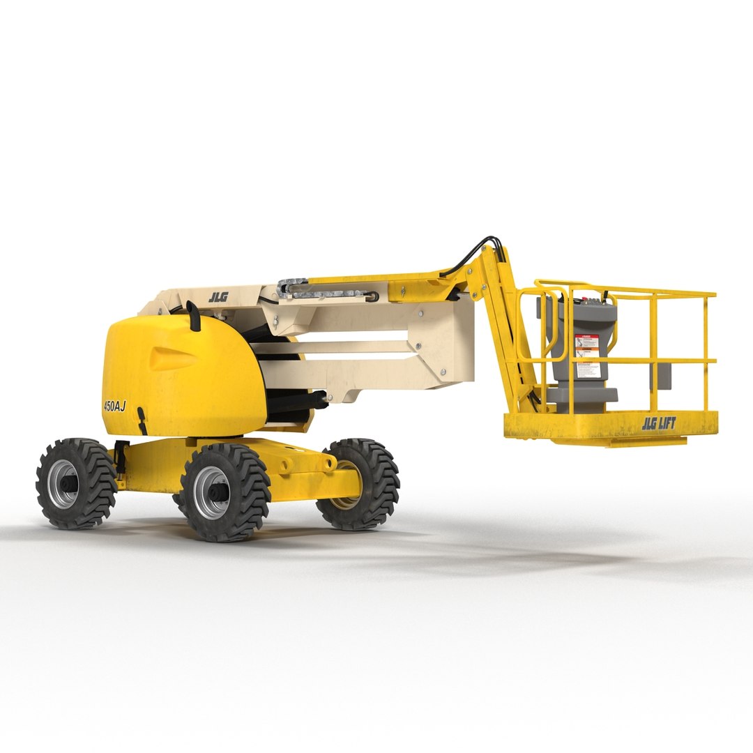 3d model telescopic boom lift jlg