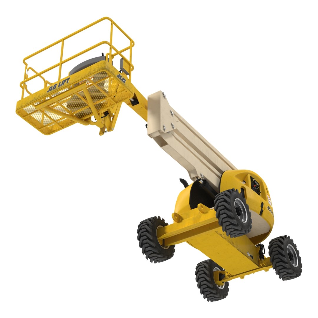 3d model telescopic boom lift jlg