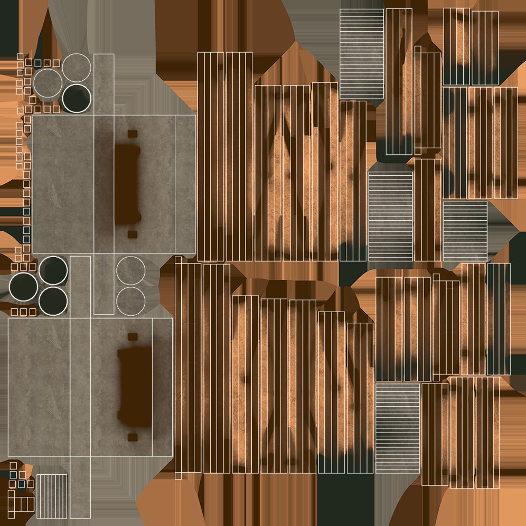 3D Da Vinci Bridge - TurboSquid 2156759