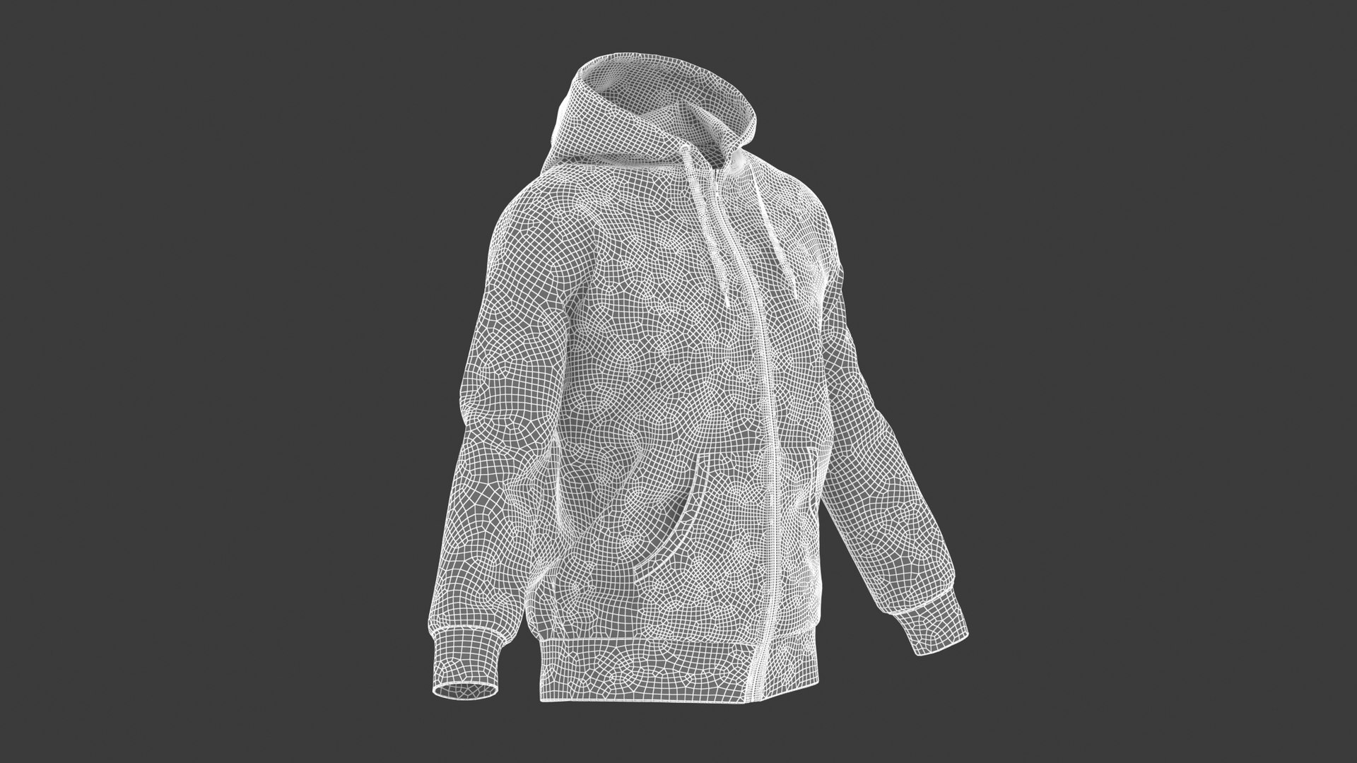3D Hoodie Zip Generic Yellow - TurboSquid 2141348