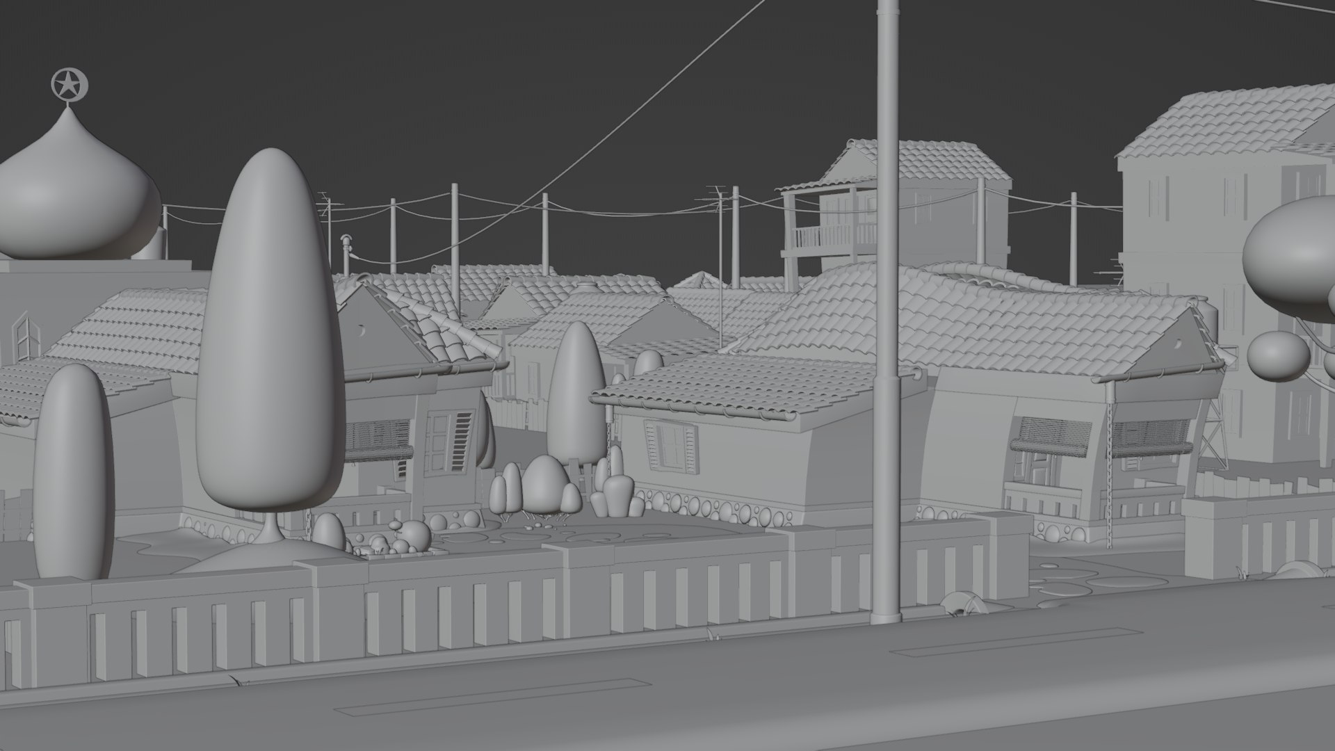 3D Village Set Model - TurboSquid 2311266