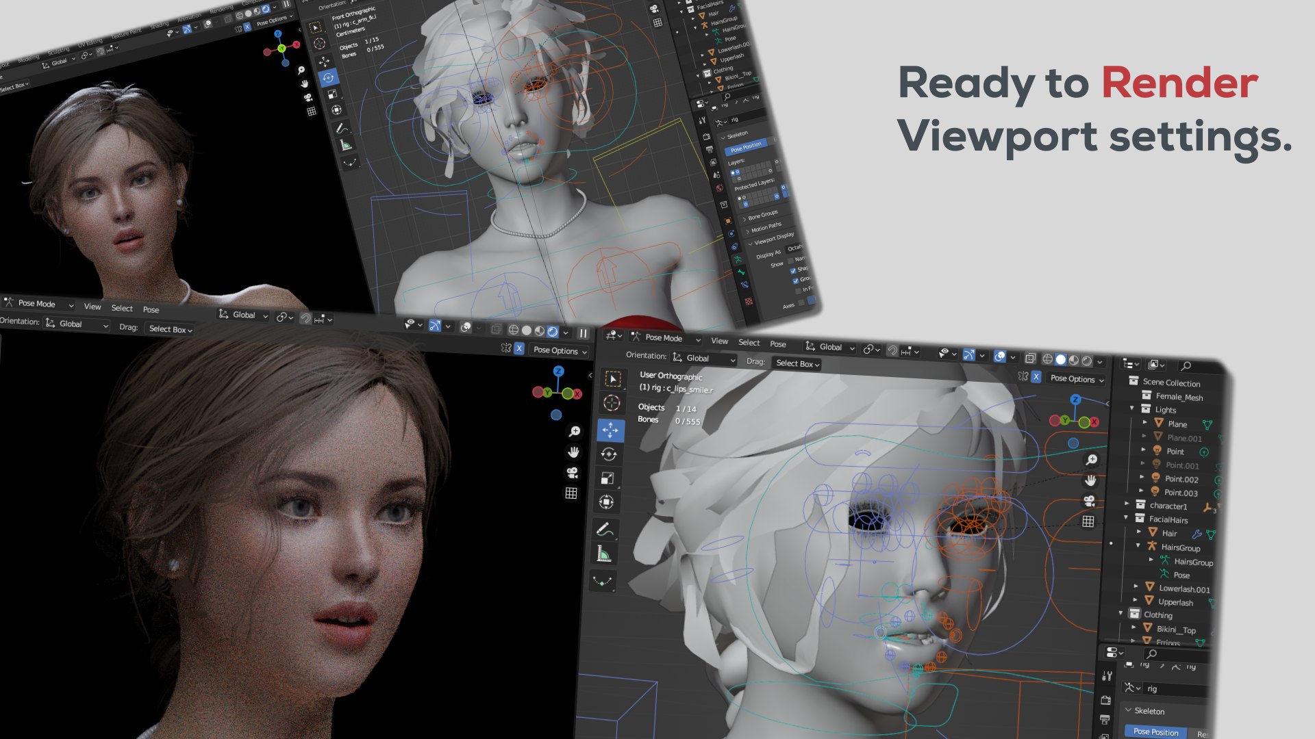 Realistic Beautiful Woman Rigged 3D - TurboSquid 2067295