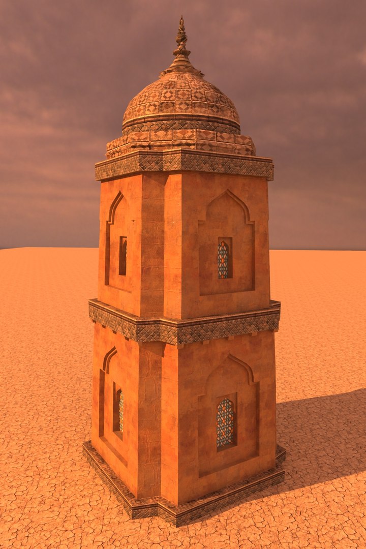 3D Arabian Tower - TurboSquid 1463901