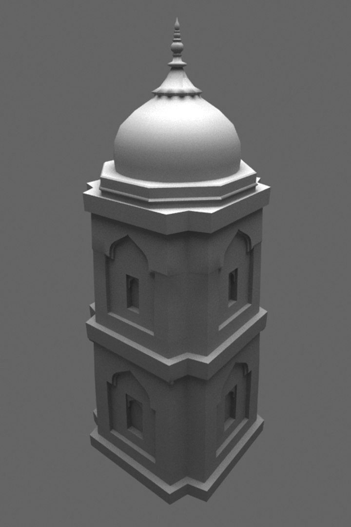 3D Arabian Tower - TurboSquid 1463901
