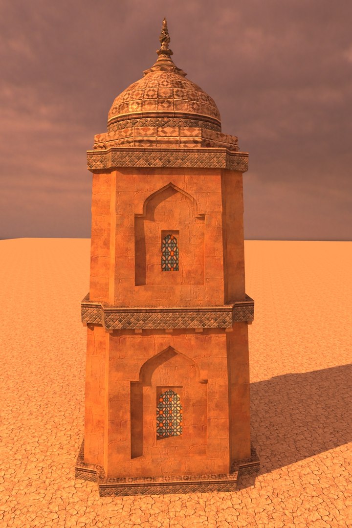 3D Arabian Tower - TurboSquid 1463901
