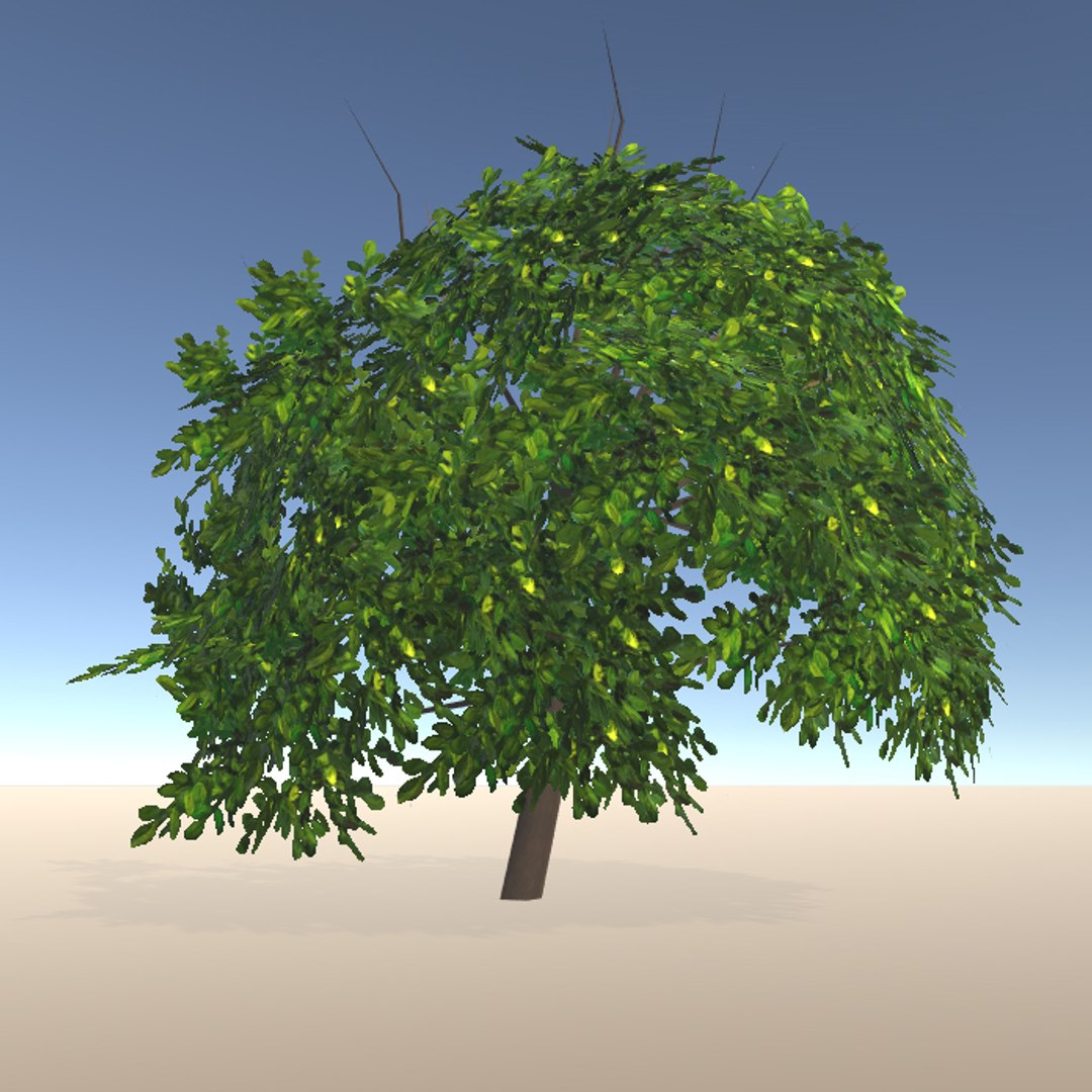 3d Model Games Tree Bush
