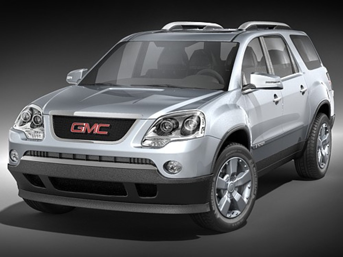 gmc acadia suv 3d 3ds