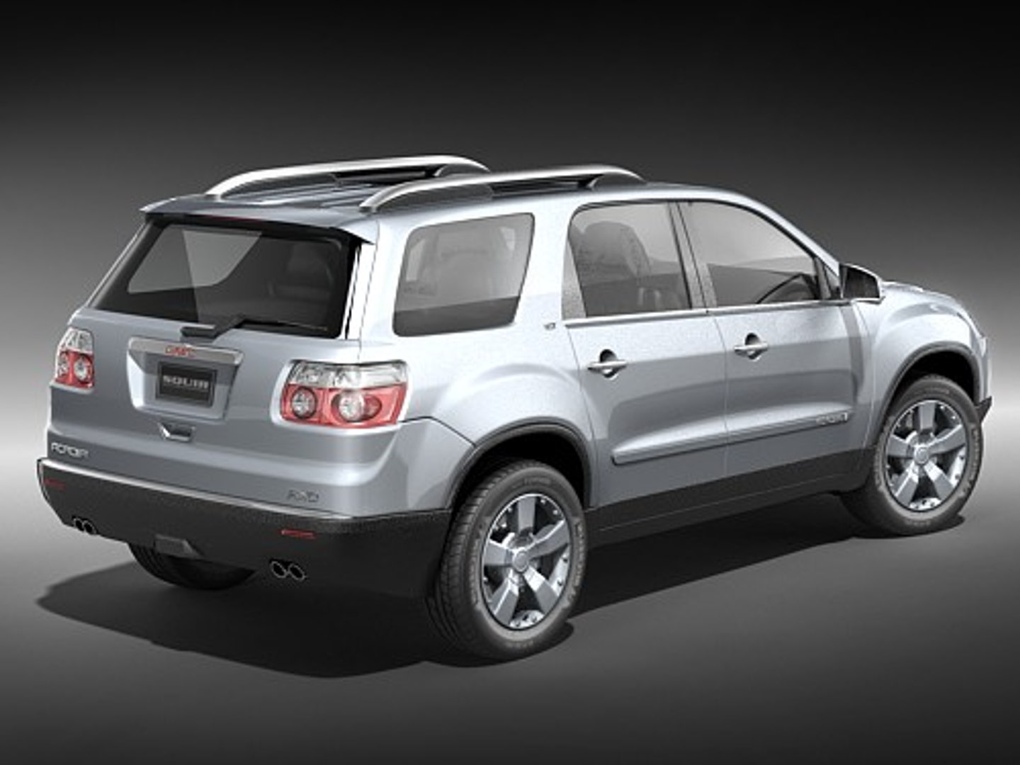 gmc acadia suv 3d 3ds