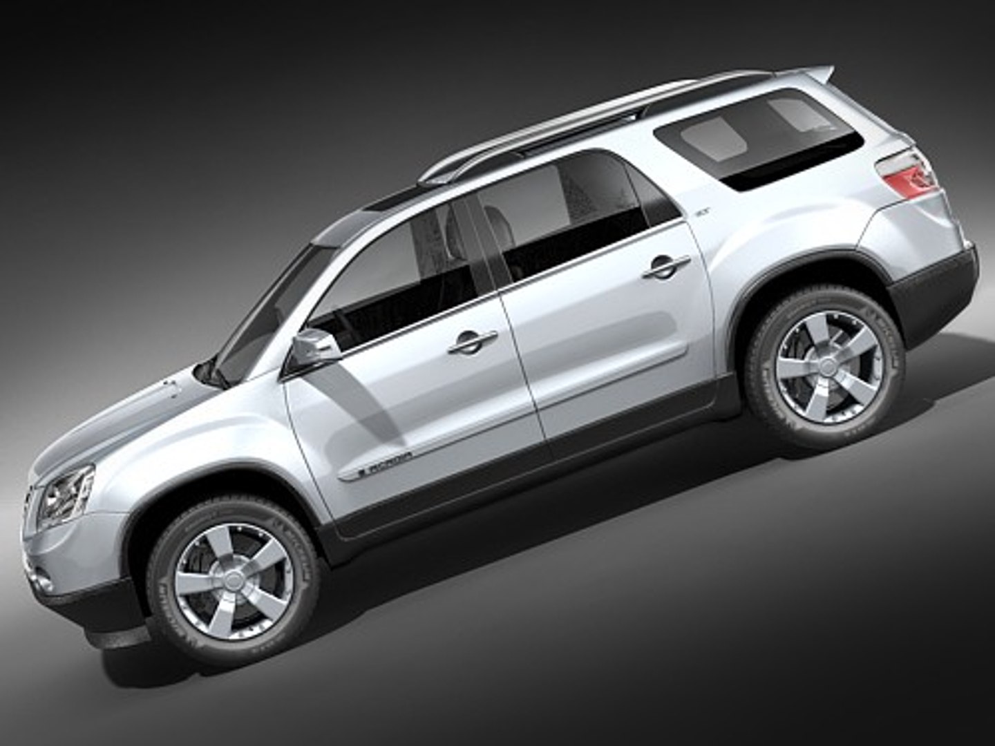 gmc acadia suv 3d 3ds
