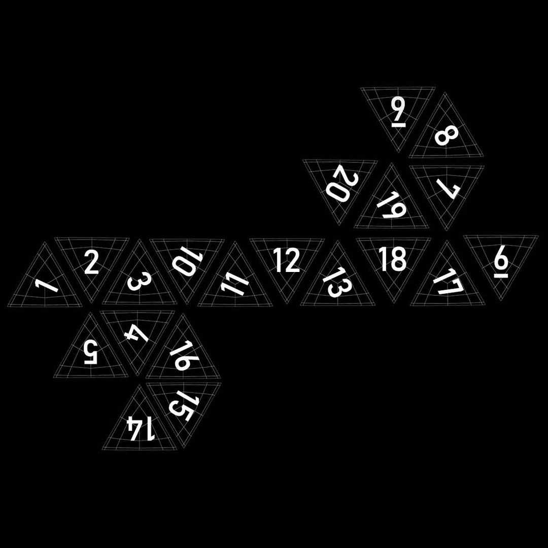 Dice 20 Faces 3D - TurboSquid 1863915